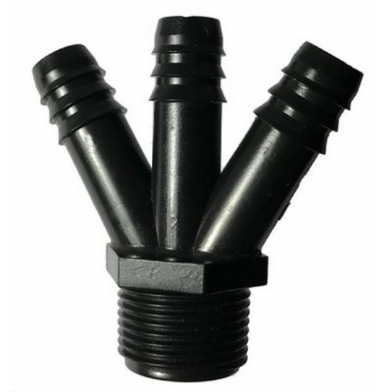 Landscape Watering Systems Limited. Barbed 3 Way Y Connector 16 x 16 x ...